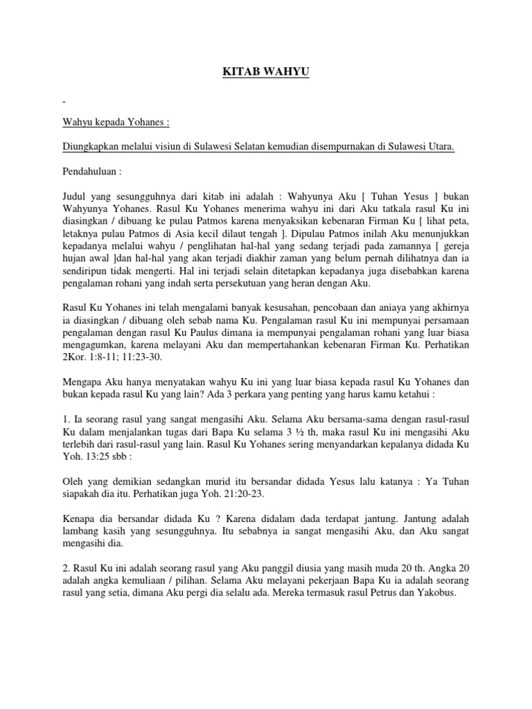 Kitab Wahyu | PDF