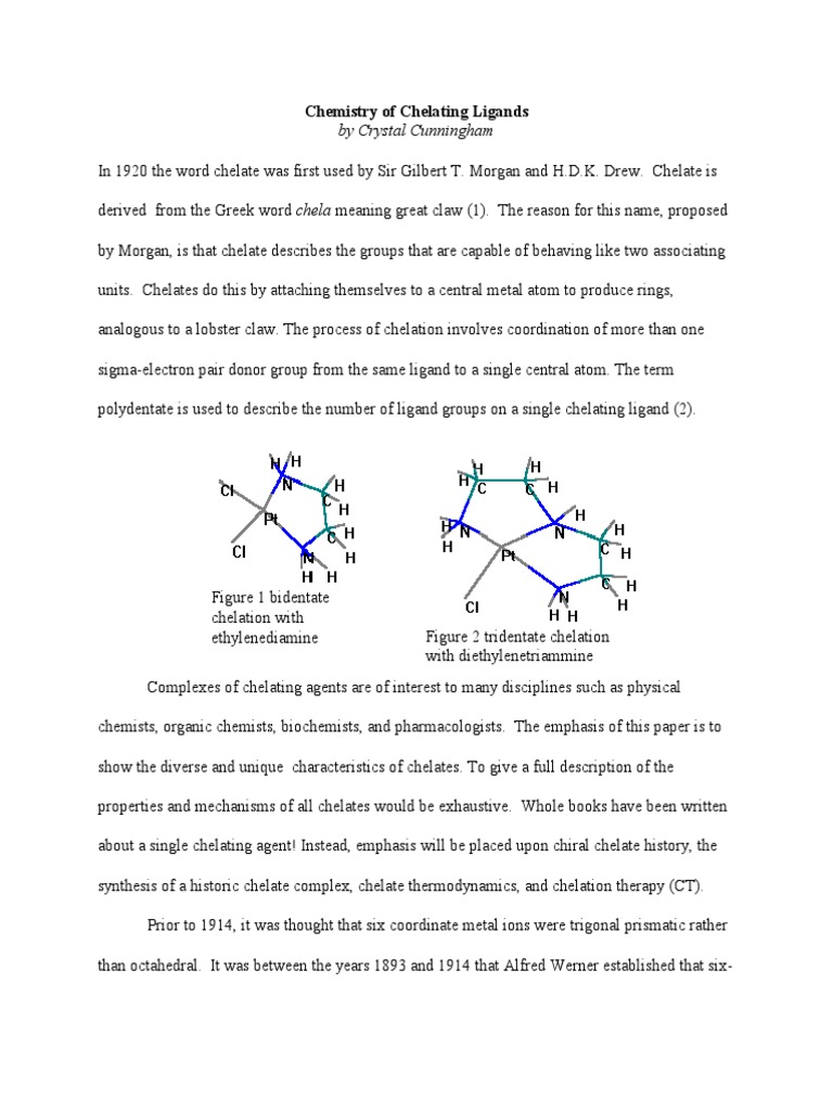 Chelate | Chelation | Coordination Complex