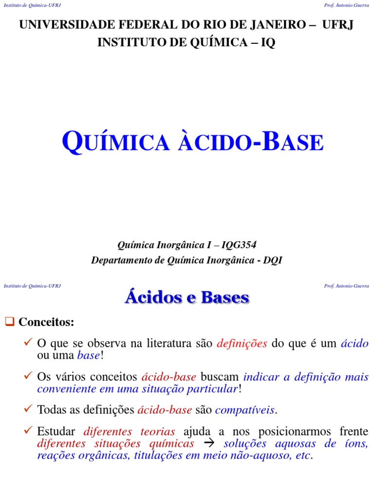 Química ácido Base Pdf ácido átomos