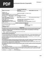 Sample IEP For Child With Autism | PDF | Individualized Education ...