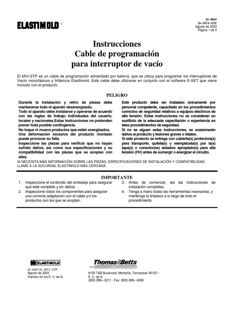 Instructivo Programacion Mvi PDF | PDF | Point and Click | Transformador