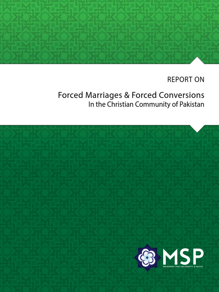 MSP Report - Forced Marriages and Conversions of Christian Women in ...