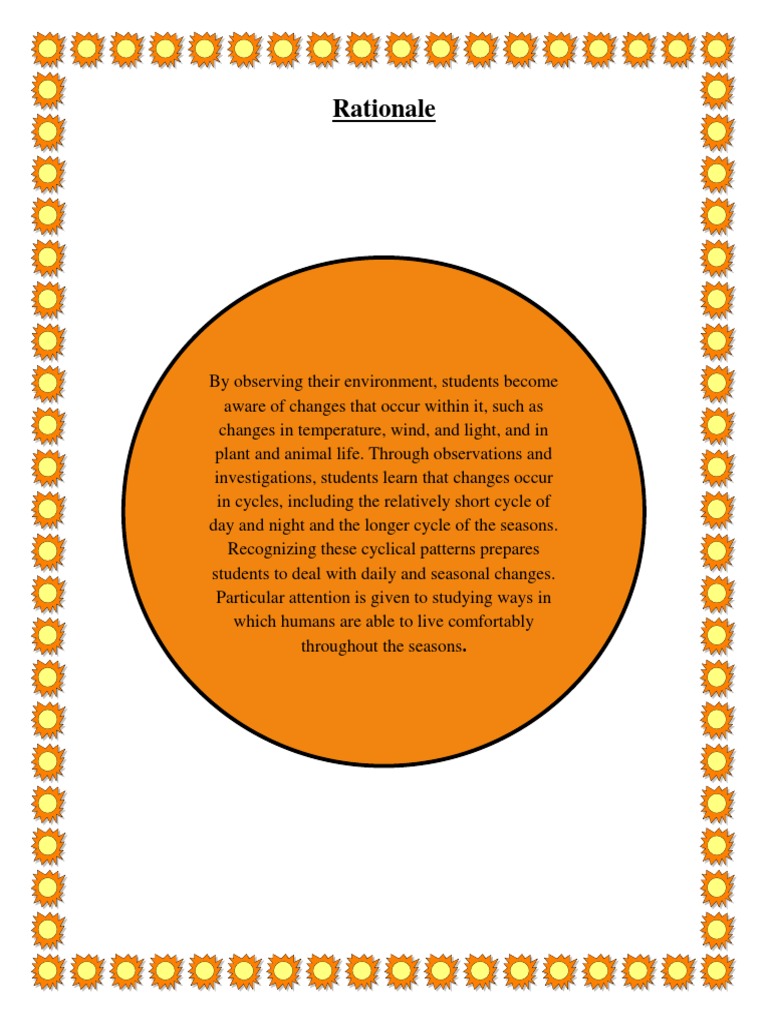 Understanding Seasonal Changes in Science | PDF | Lesson Plan | Curriculum
