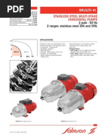 G&H - Specification of MultiFlo Pump Australia | PDF | Pump | Valve