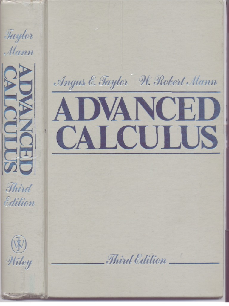 Advanced Calculus | PDF