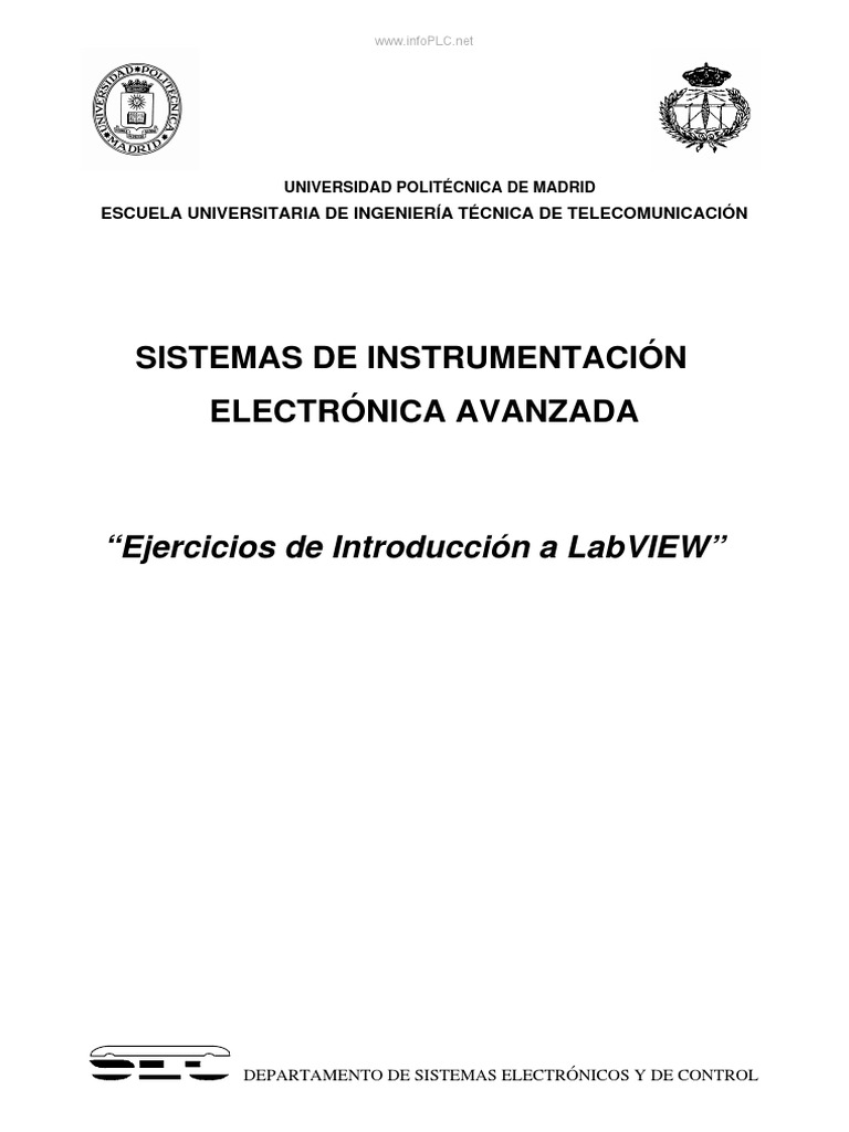 Infoplc Net Ejercicios c1 Introduccion A Labview | PDF
