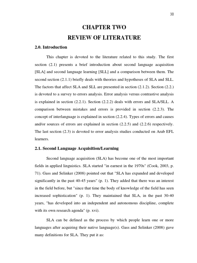 07 - Chapter 2 SLA Theories | PDF | Second Language Acquisition ...