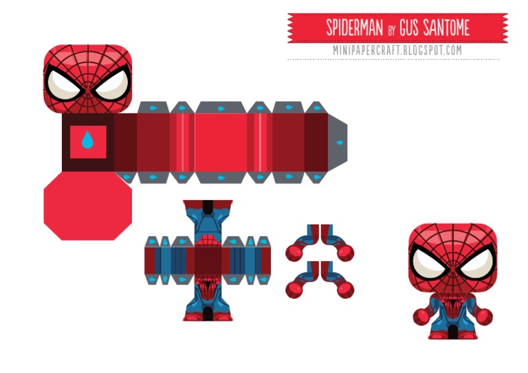 Spiderman MiniPapercraft by Gus Santome | PDF