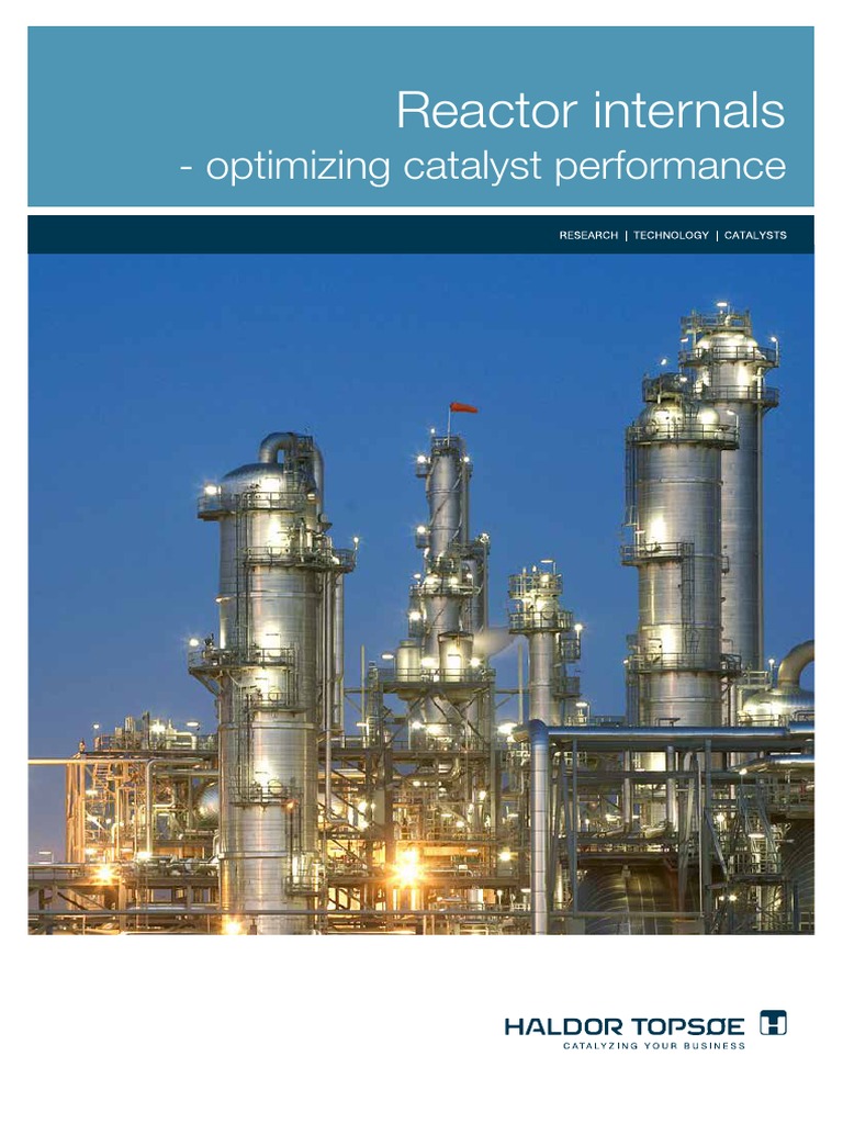 Refining Topsoe Reactor Internals | Chemical Reactor | Liquids