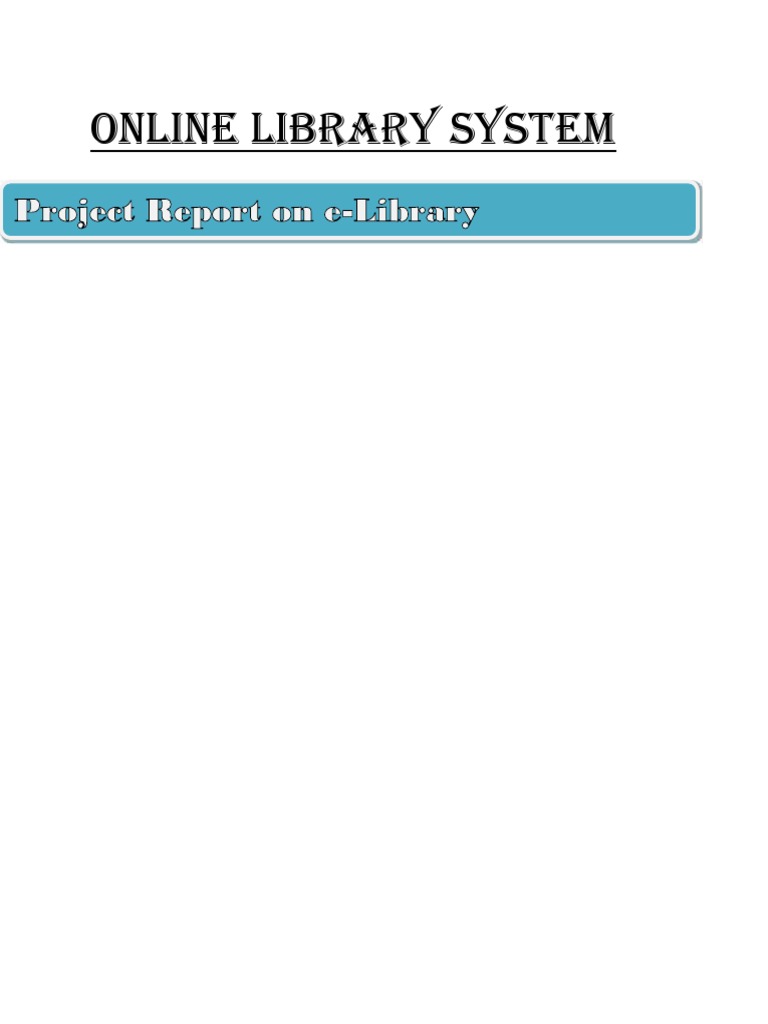 Online Library System Documentation | PDF | Software Testing | Databases