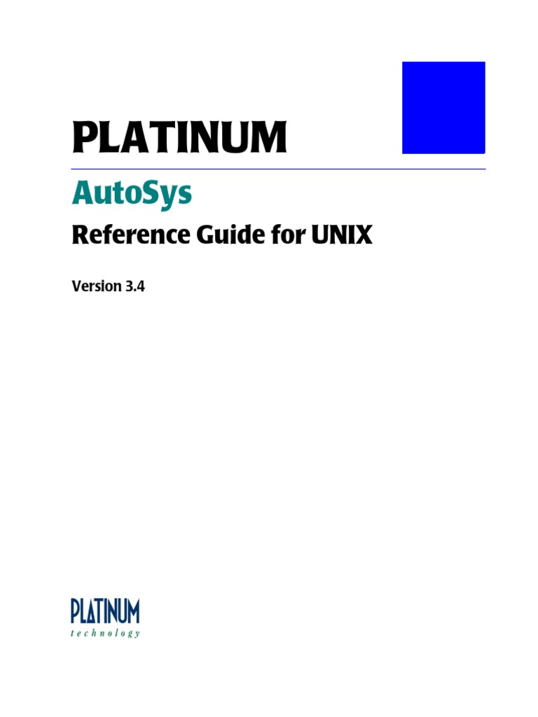 Autosys Tutorial Platinum | PDF | Command Line Interface | Computing Autosys Tutorial Platinum | PDF | Command Line Interface | Computing