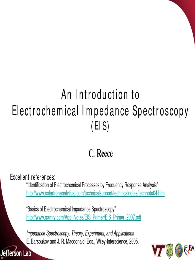 An Introduction To EIS | PDF | Electrochemistry | Electrical Impedance