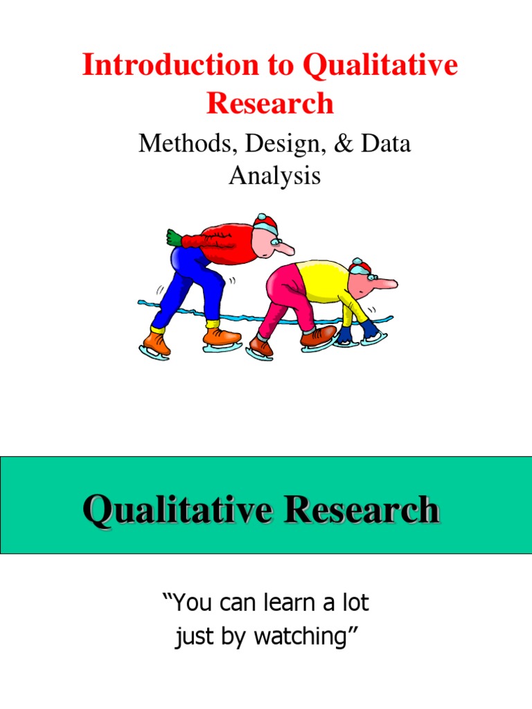 1 Intro To Qualitative Research | PDF | Qualitative Research | Positivism