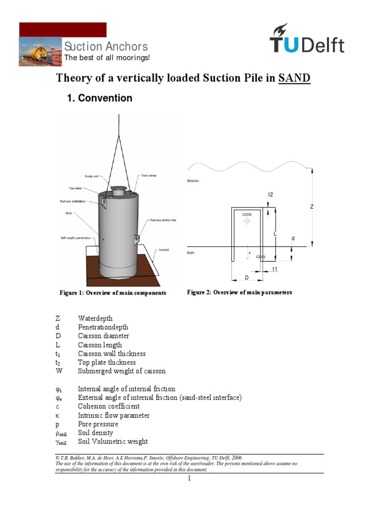 Suction Anchor OnSand | PDF | Science & Mathematics