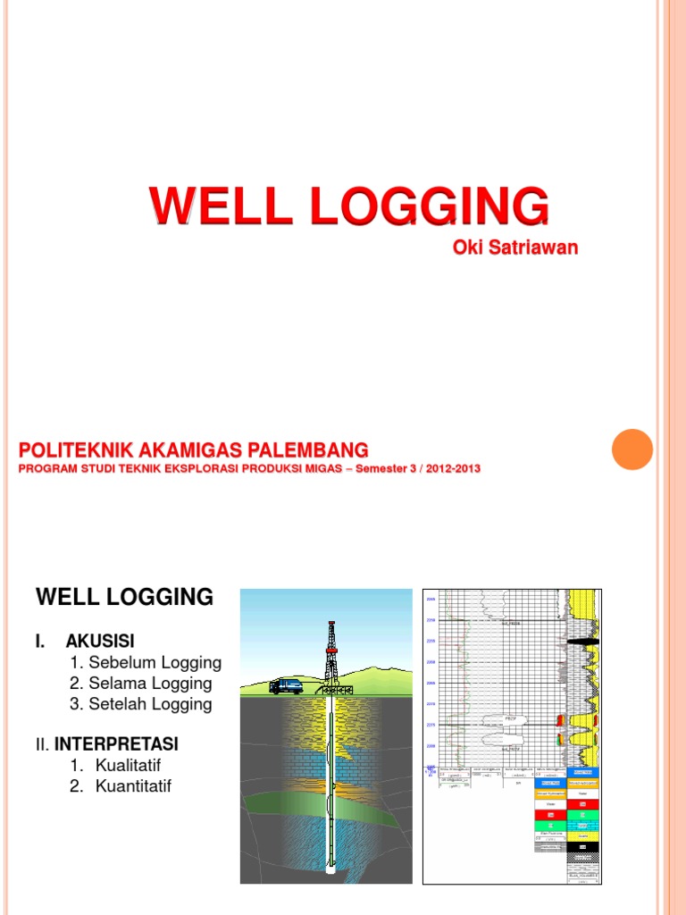 Panduan Well Logging di Akamigas | PDF
