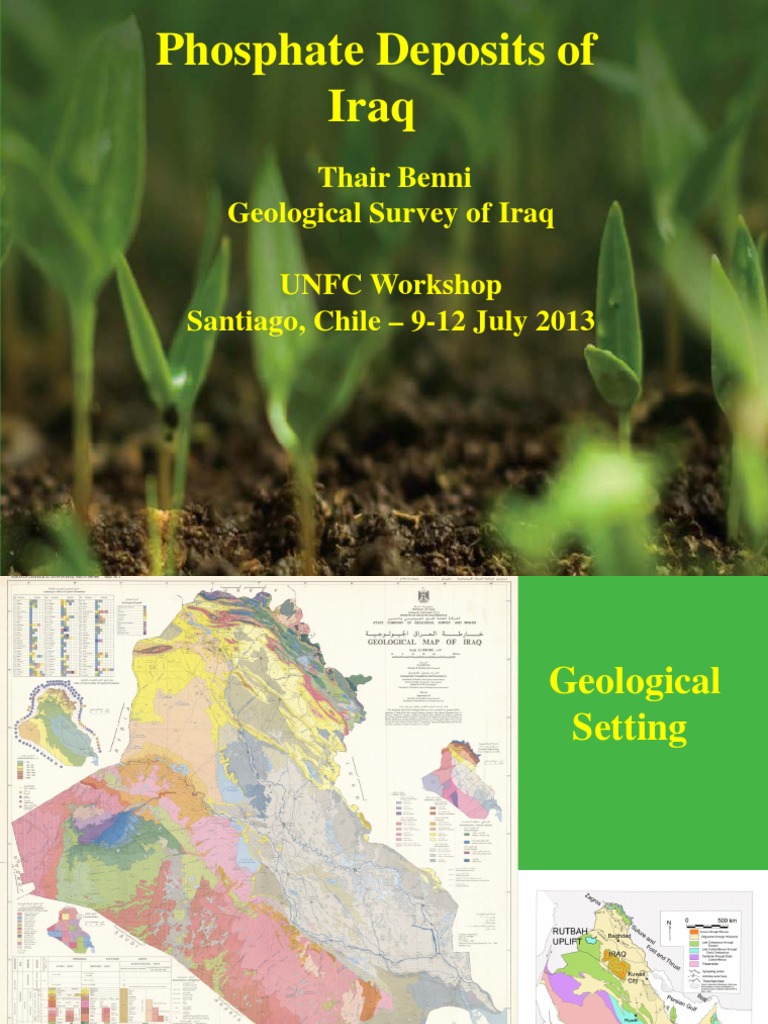 Iraq's Phosphate mines | Limestone | Sedimentology