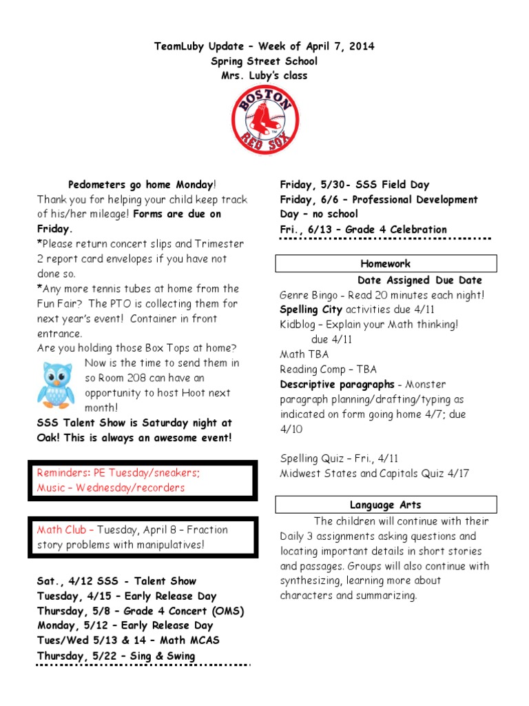 Reminders: PE Tuesday/sneakers Music - Wednesday/recorders | PDF