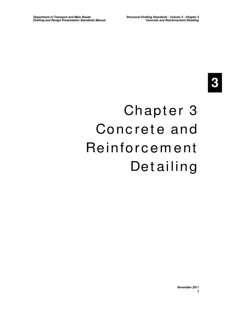 SDM Ch3 ConcreteandReinforcementDetailing | PDF | Technical Drawing ...