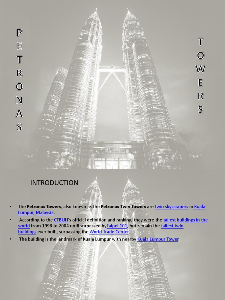 Petronas Tower (1) | Civil Engineering | Building Engineering