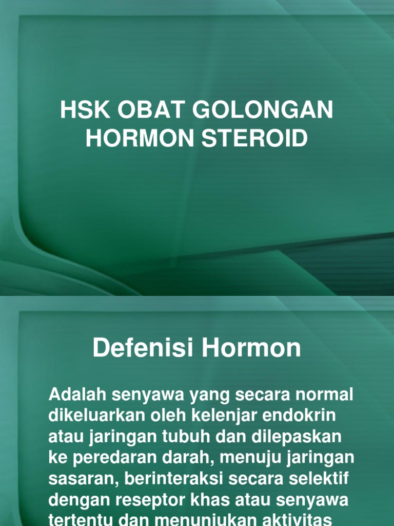 Hormon Steroid dan Fungsinya | PDF