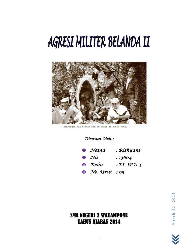 Agresi Militer Belanda II: Kronologi dan Dampak | PDF