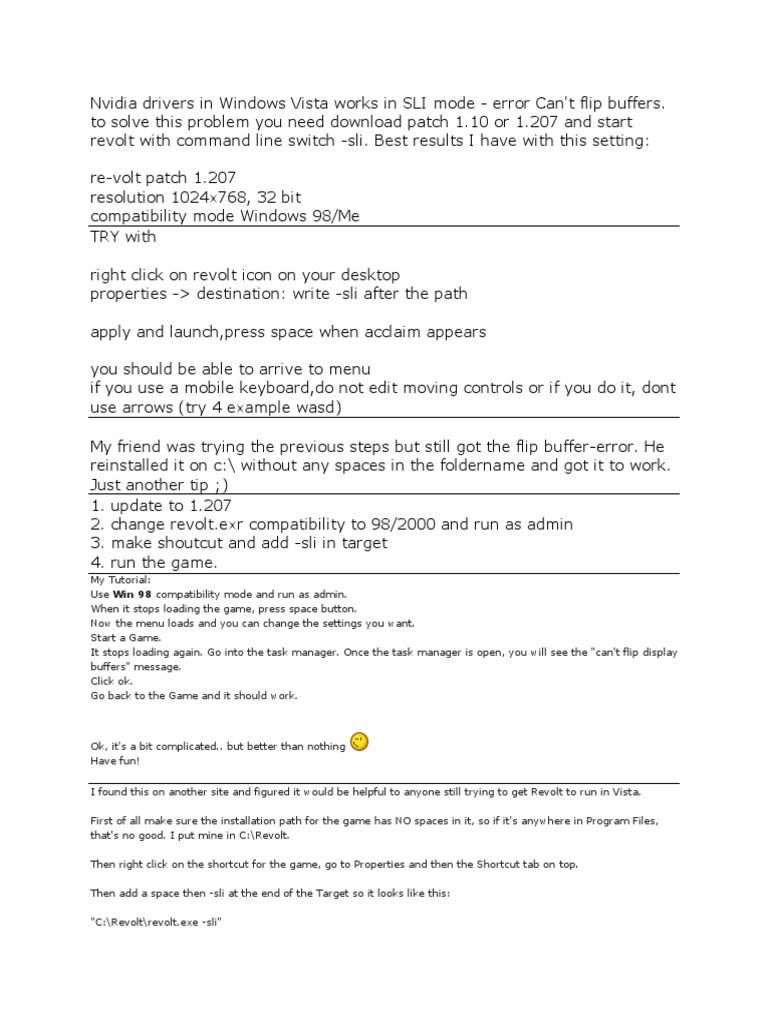 Revolt | PDF | Windows Vista | X86 Architecture