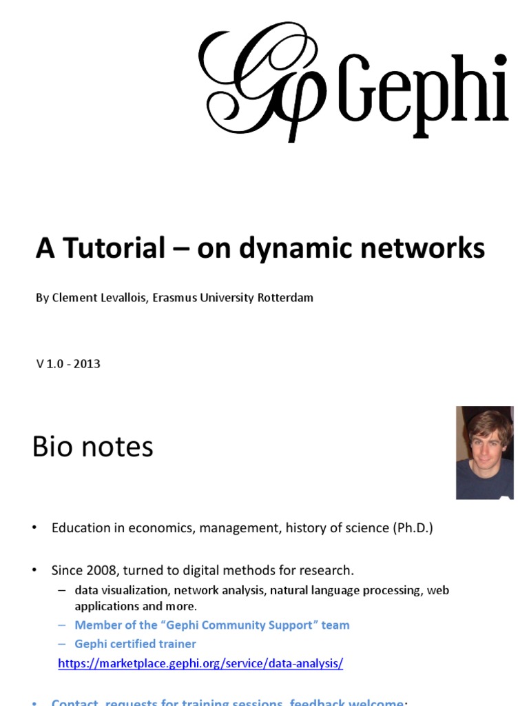 Gephi Tutorial Dynamics Timeline | PDF | Vertex (Graph Theory ...