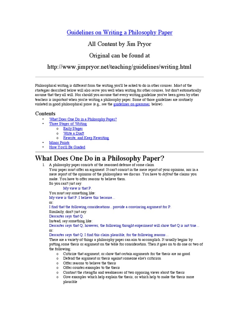 Writing Guidelines | PDF | Argument | David Hume