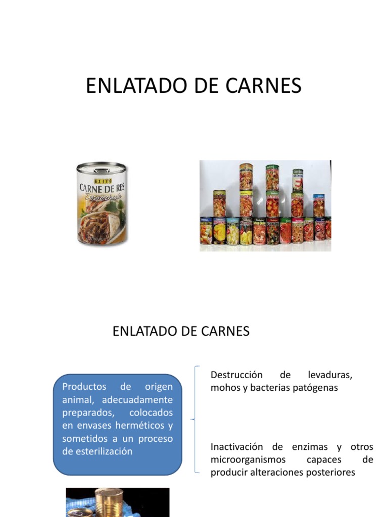 Enlatado de Carnes | Esterilización (Microbiología) | Carne