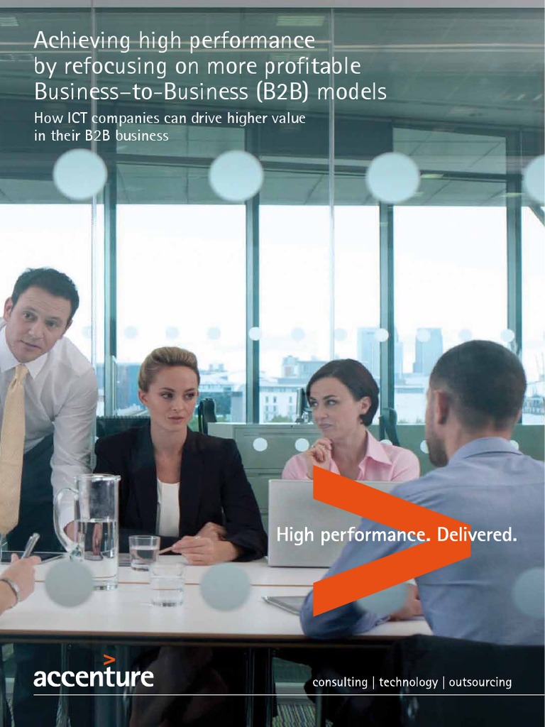 Accenture High Performance Through More Profitable Business To Business ...