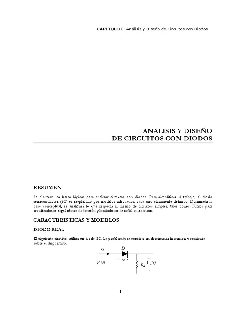 Analisis de Circuitos Con Diodos | PDF | Rectificador | Diodo