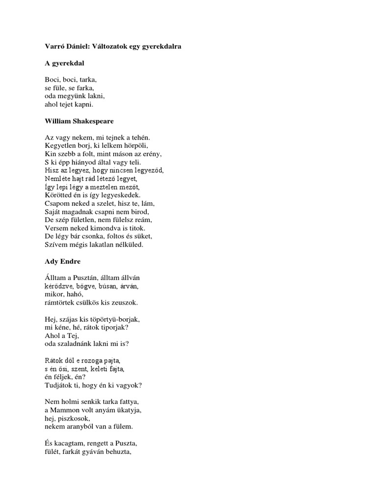 Varró Dániel | PDF