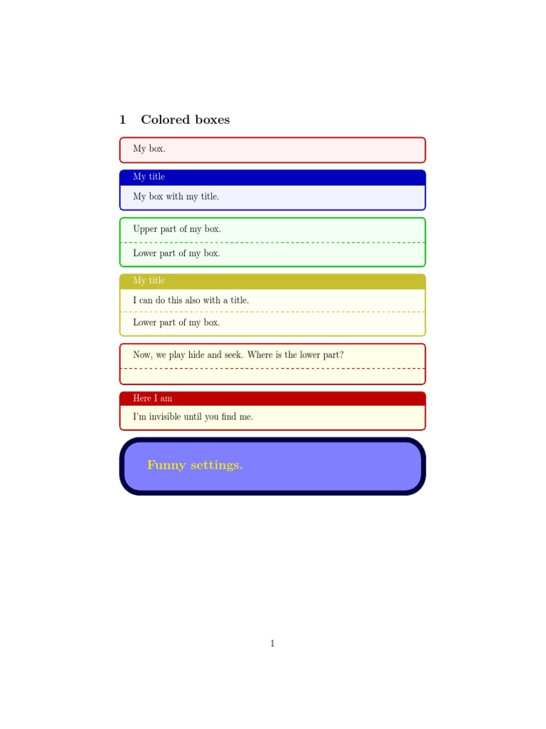 Tcolorbox Example | PDF | Teaching Mathematics | Software