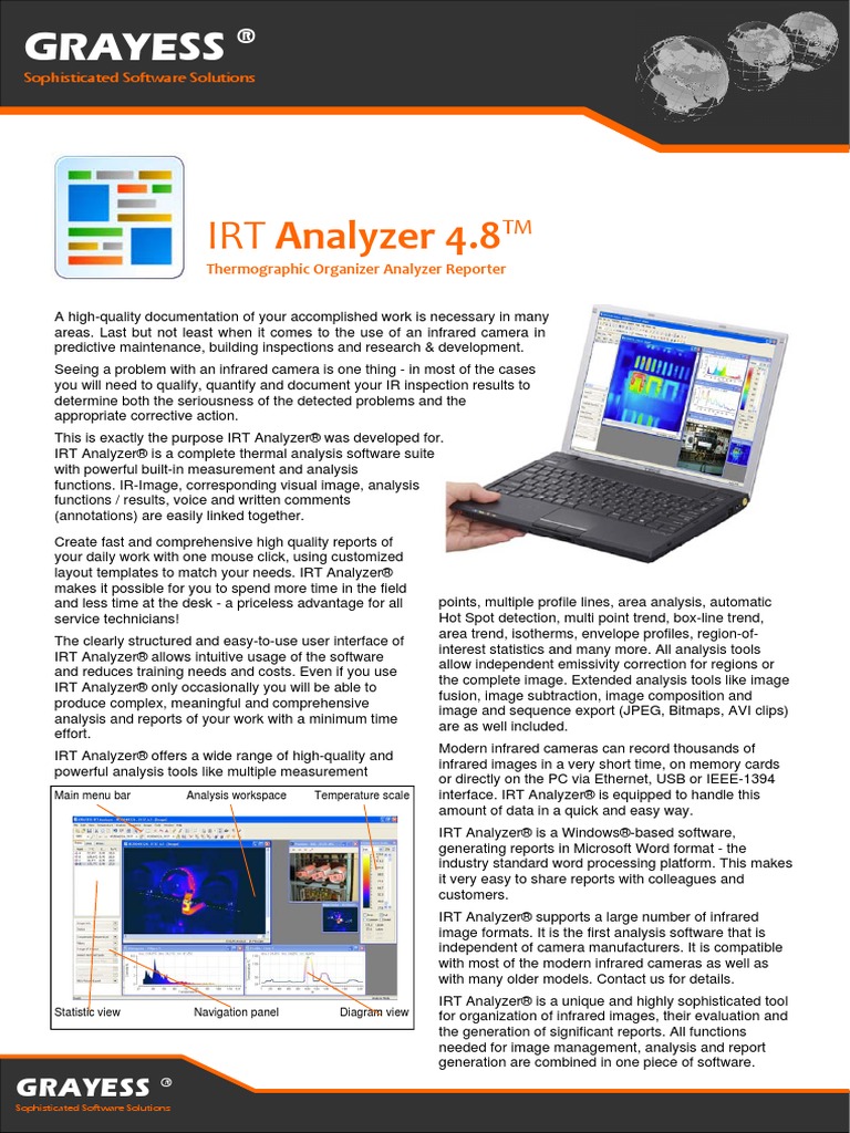 IRT Analyzer en | PDF | Thermography | Infrared