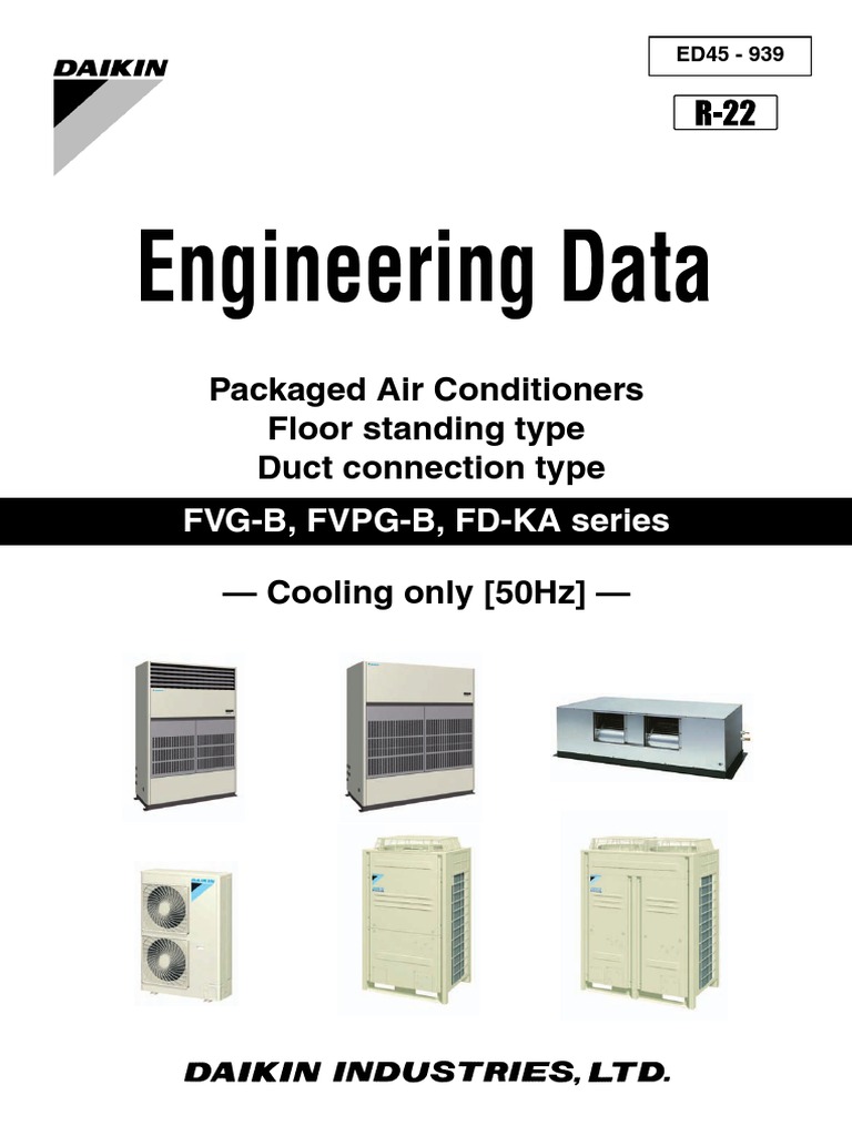 FVG FVPG FD R22 | PDF | Air Conditioning | Gas Compressor