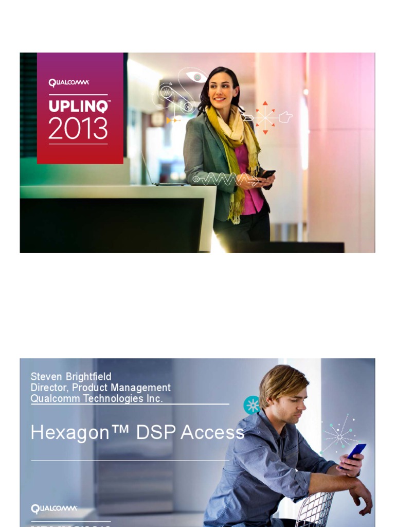 Uplinq2013 Wed Hexagon DSP Access Program LR | PDF | Compiler | Arm ...