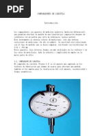 Funciones y Partes del Comparador de Carátula | PDF