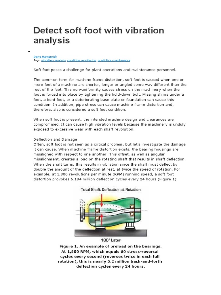 Detecting Soft Foot via Vibration Analysis | PDF | Bearing (Mechanical ...