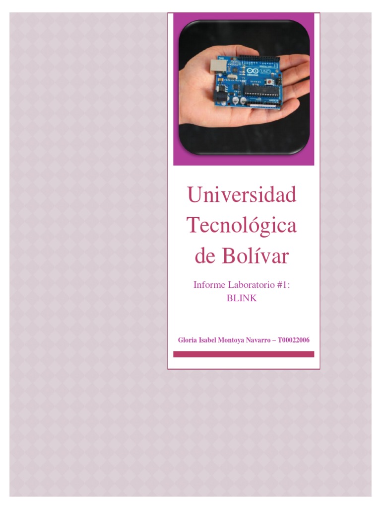 Informe Lab #1 | PDF | Arduino | Diodo emisor de luz