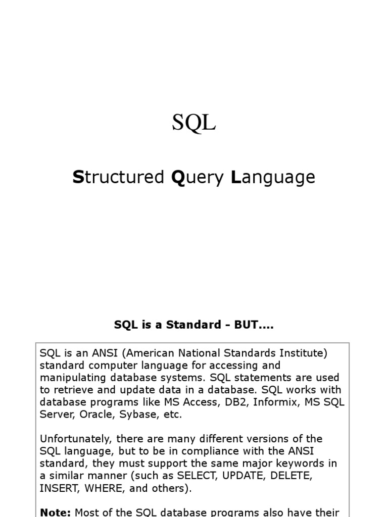 SQL Tutorials | PDF | Sql | Database Index