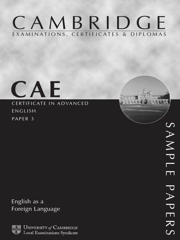 CAE - English in Use