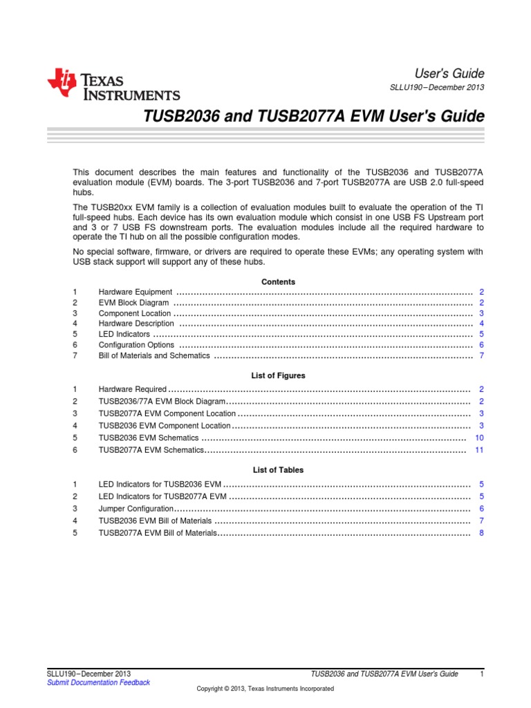 Tusb2077a EVM | PDF | Usb | Electromagnetic Interference