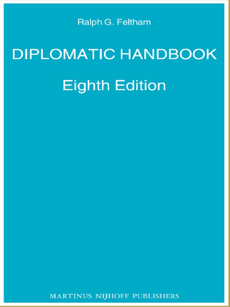 Diplomatic Handbook 12 | Ambassador | Diplomatic Rank