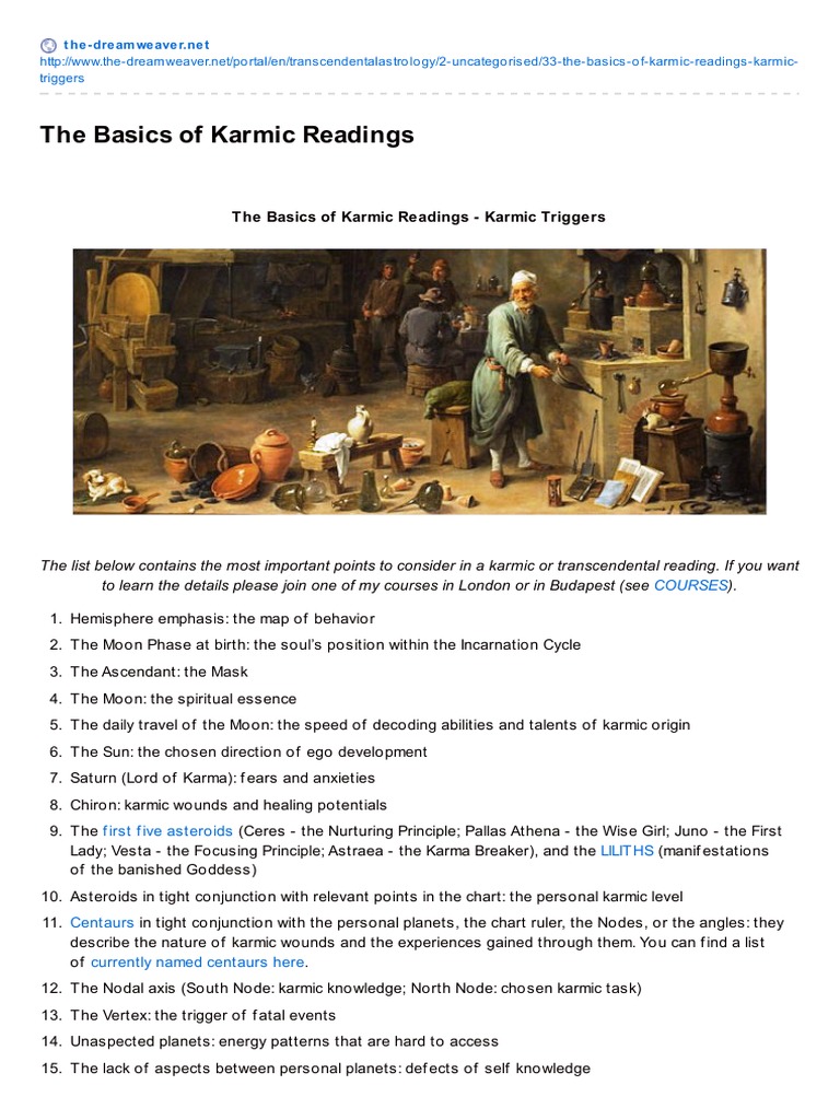 Karmic Readings: Key Concepts Explained | PDF | Karma | Eclipse