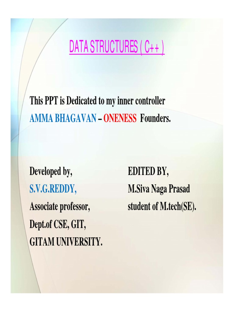 Data Structures | PDF | Algorithms And Data Structures | Computer ...