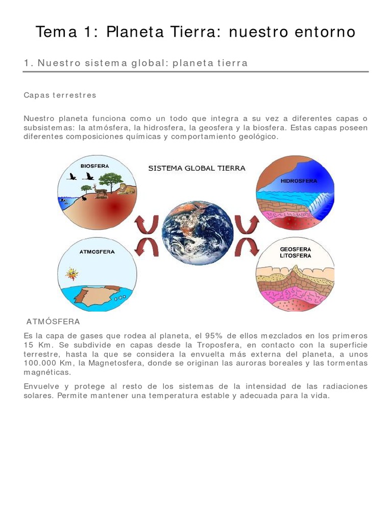 Un análisis integral de los sistemas terrestres y sus interacciones ...