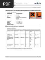 Nalco Eliminox: Material Safety Data Sheet | PDF | Personal Protective ...