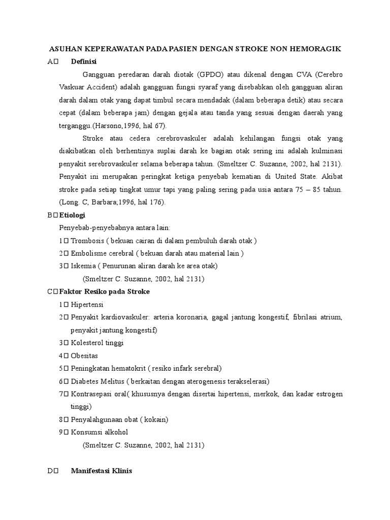 LP Stroke Iskemik | PDF | Kajian Bahasa Asing | Sains & Matematika