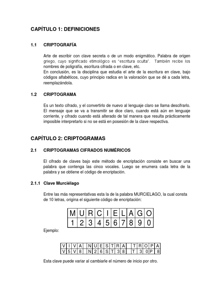 Manual de Criptografia PDF | PDF | Cifrado | Clave (criptografía)