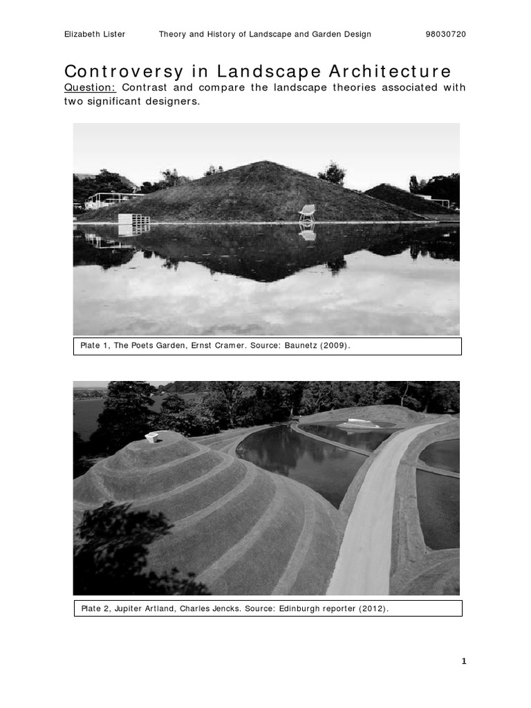 Ernst Cramer Vs Charles Jencks | PDF | Landscape | Modernism